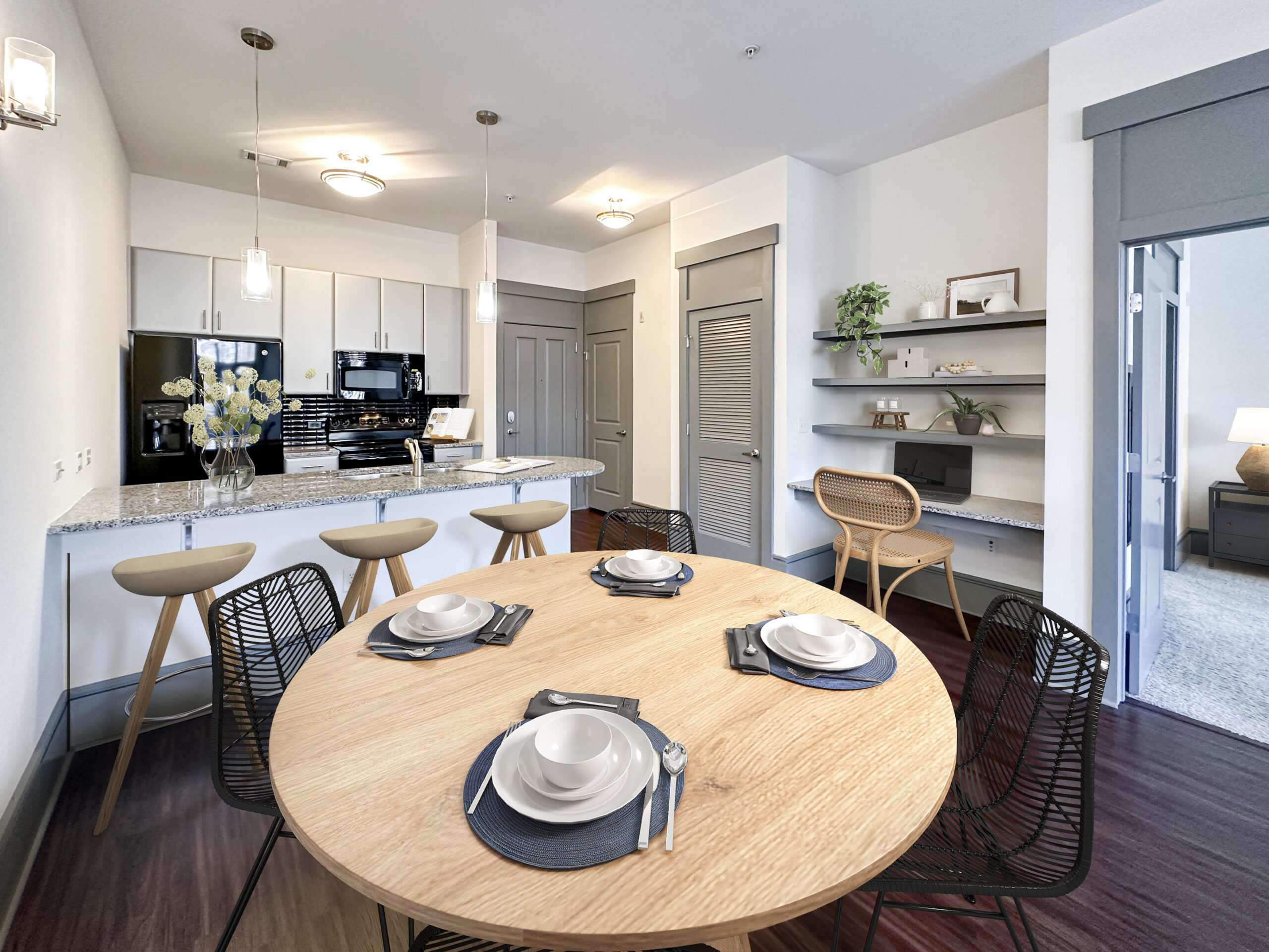 Explore the B1 Floor Plan at Chapel Hill North